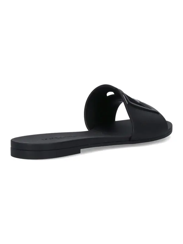 Dolce & Gabbana Sandals "dg - Black