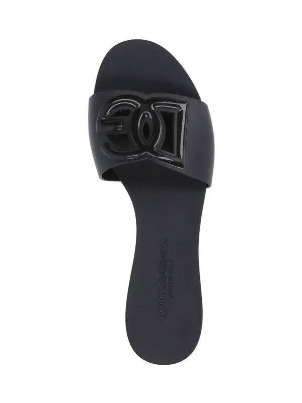 Dolce & Gabbana Sandals "dg - Black