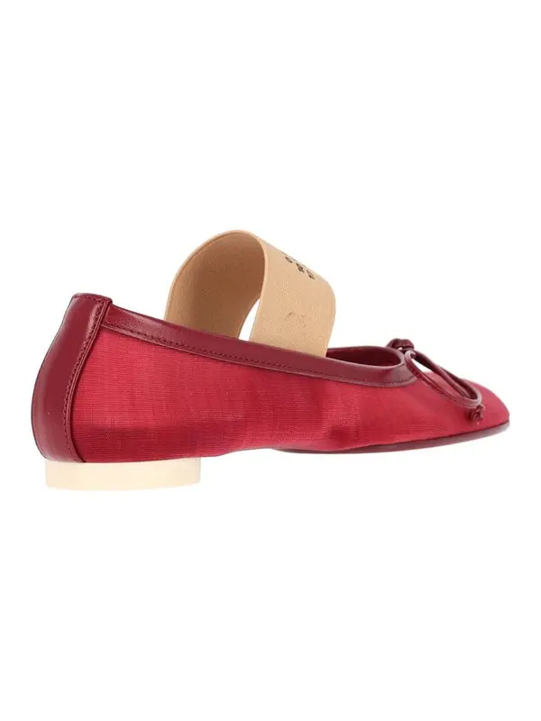 MAISON MARGIELA Anatomic" Ballet Flats - Red