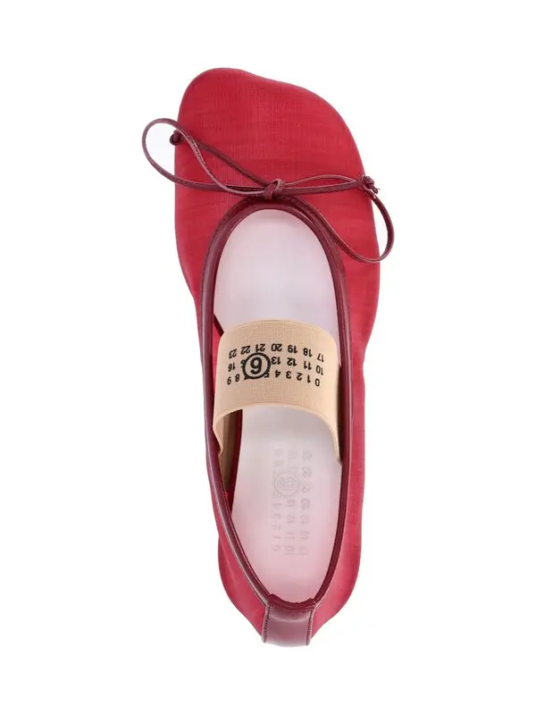 MAISON MARGIELA Anatomic" Ballet Flats - Red