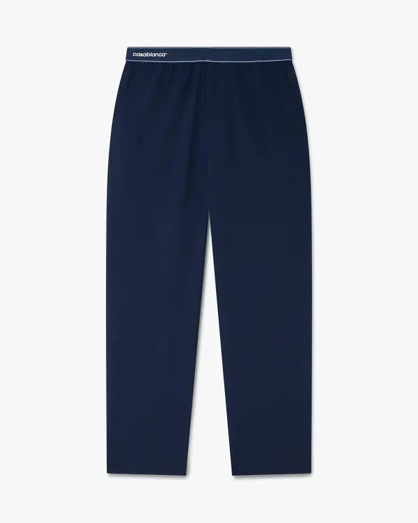 Casablanca Navy Sports Tailored Trousers - Multicolor
