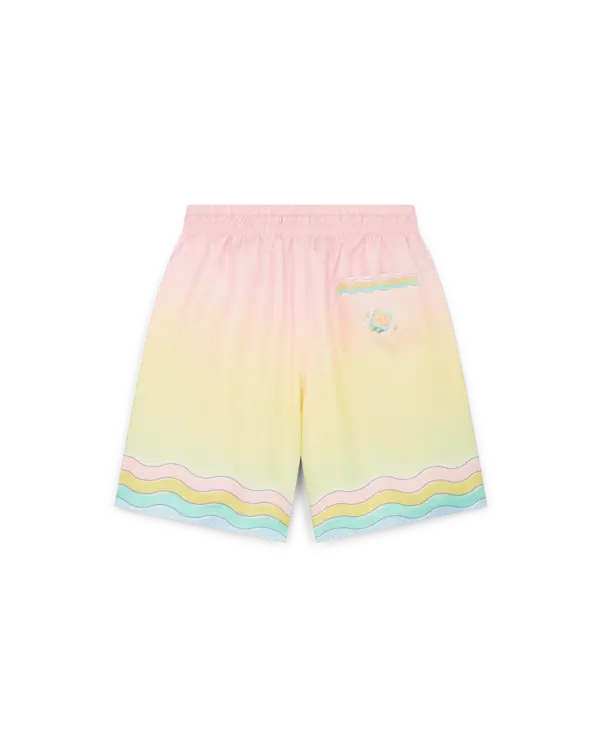 Casablanca For The Love Of Dance Silk Shorts - Multicolor