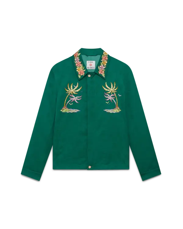 Casablanca Jacquard Diamond Monogram Jacket - Multicolor