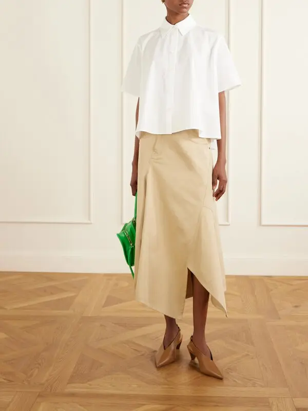 Loewe Logo-embroidered Cotton-poplin Shirt