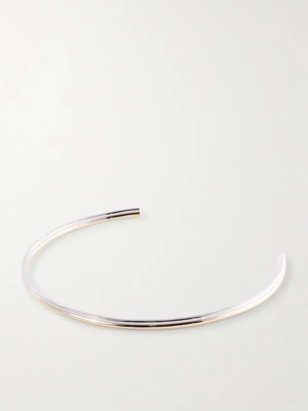 JENNIFER FISHER Thread Gold And Silver-tone Choker - Multi