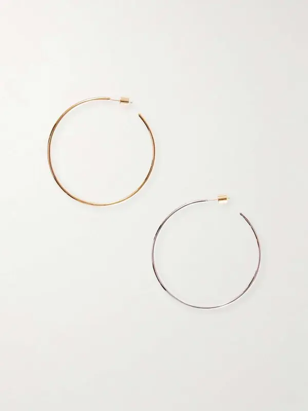 JENNIFER FISHER Thread Hoop Earrings - Multi