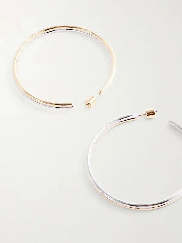 JENNIFER FISHER Thread Hoop Earrings