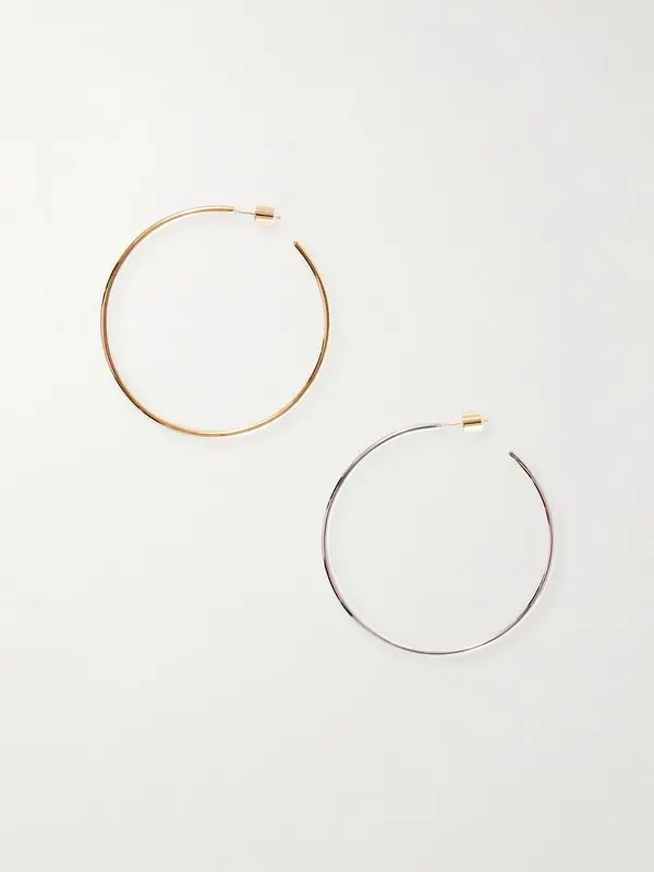 JENNIFER FISHER Thread Hoop Earrings - Multi