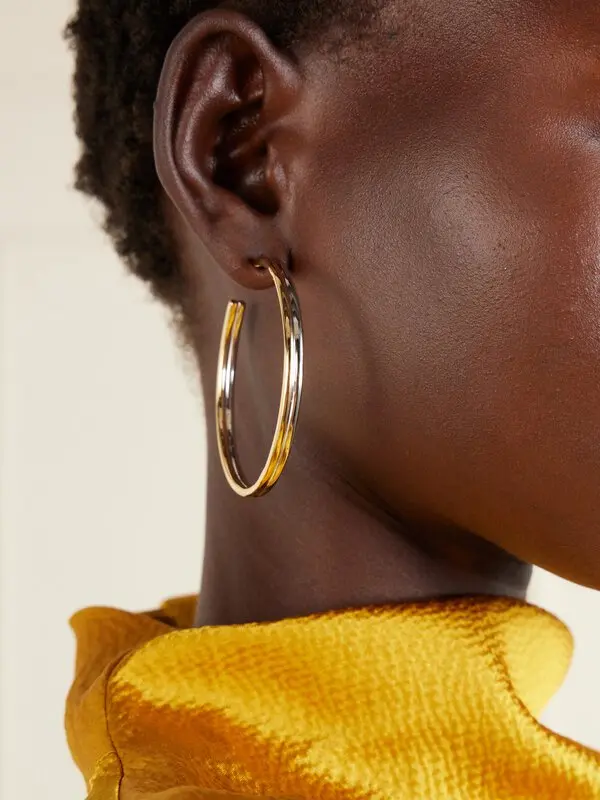 JENNIFER FISHER Thread Hoop Earrings