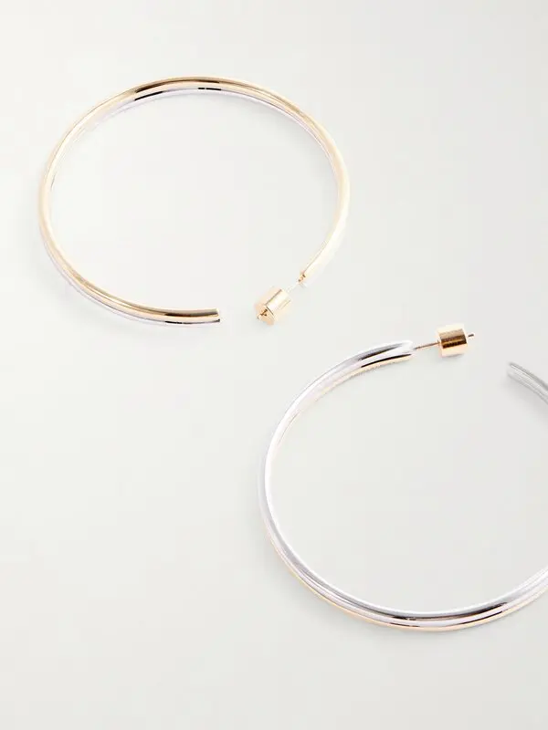 JENNIFER FISHER Thread Hoop Earrings