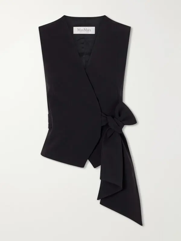 Max Mara Cropped Cady Vest