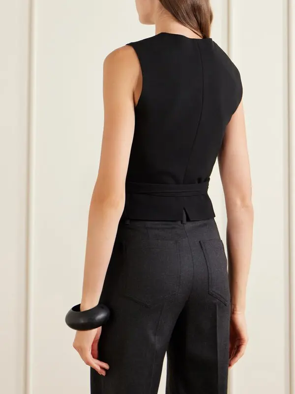 Max Mara Cropped Cady Vest