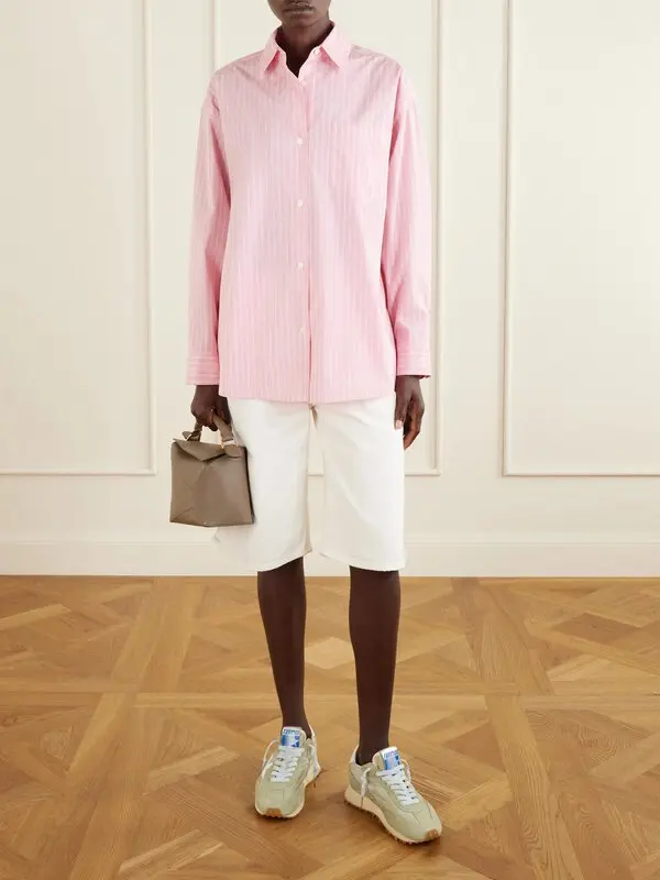 GOLDEN GOOSE Running Marathon Suede-trimmed Shell Sneakers