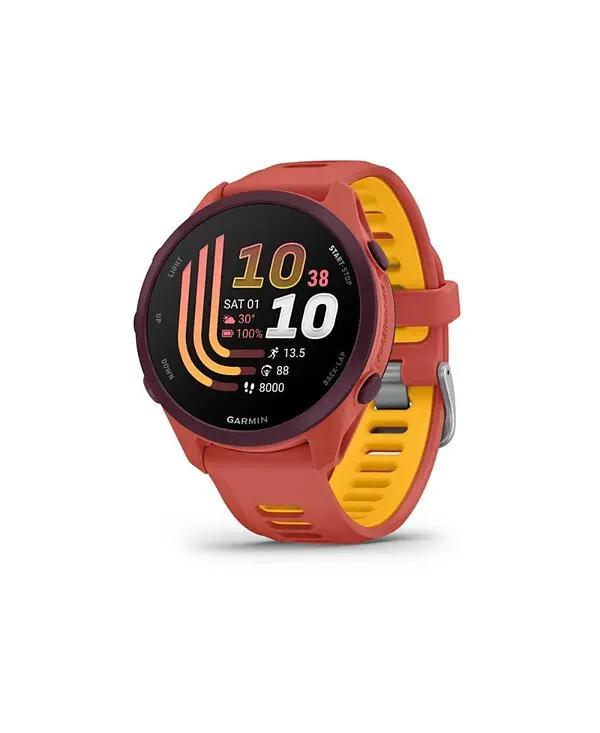 GARMIN Forerunner 170 Music 43mm Smartwatch - Red Pink --