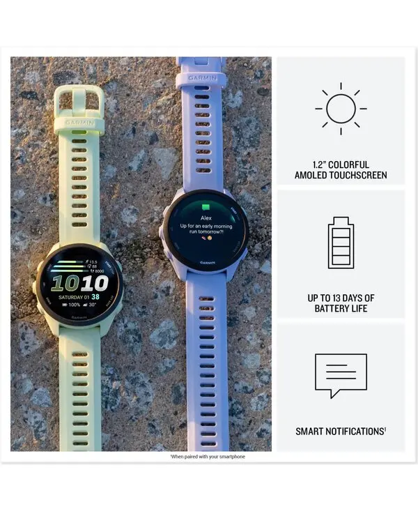 GARMIN Forerunner 70 43mm Smartwatch - White --