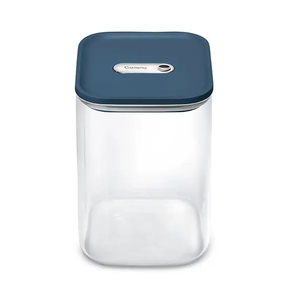 CARAWAY 4.3 Qt Glass Container - Navy