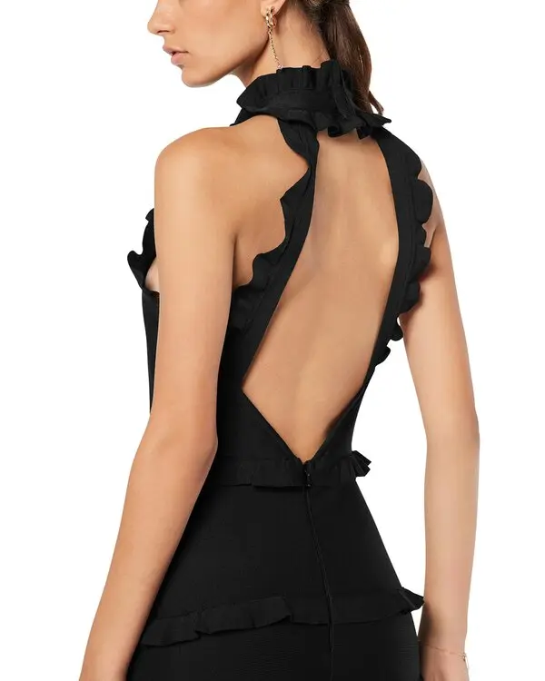 ELLIATT High Neck Bodycon Full Length Dress