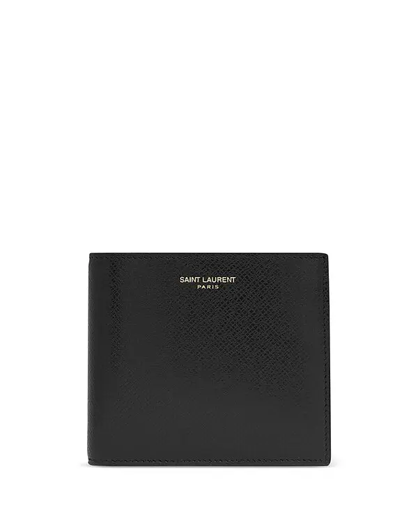 Saint Laurent Paris East/west Wallet With Coin Purse - Black