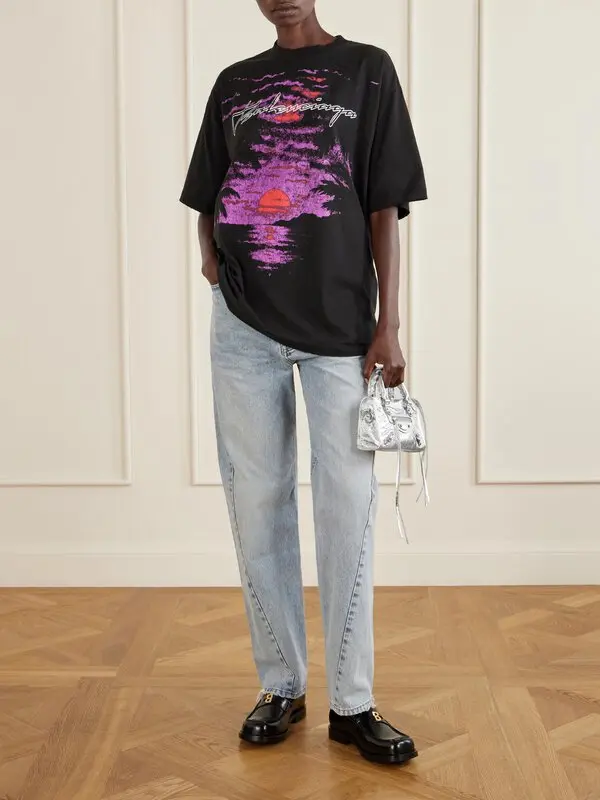 Balenciaga Le City Nano Embellished Crinkled-leather Shoulder Bag - Silver