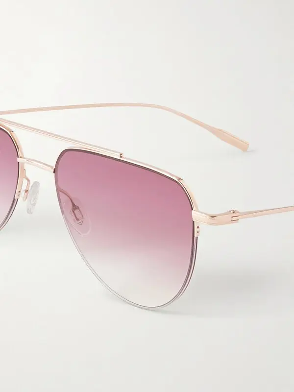 Barton Perreira Mcnair Aviator Sunglasses