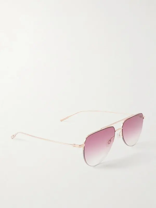 Barton Perreira Mcnair Aviator Sunglasses