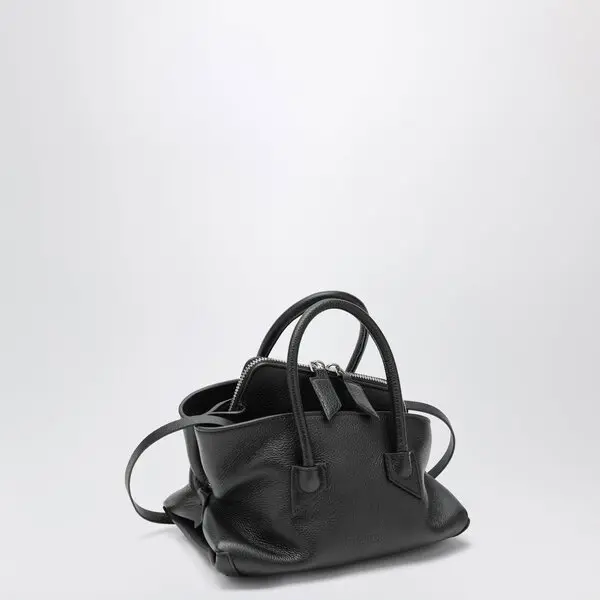 Attico La Passeggiata Mini Bag In Leather - Black