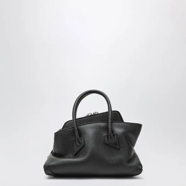 Attico La Passeggiata Mini Bag In Leather - Black