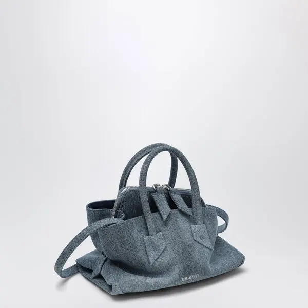 Attico La Passeggiata Mini Bag In Washed Denim