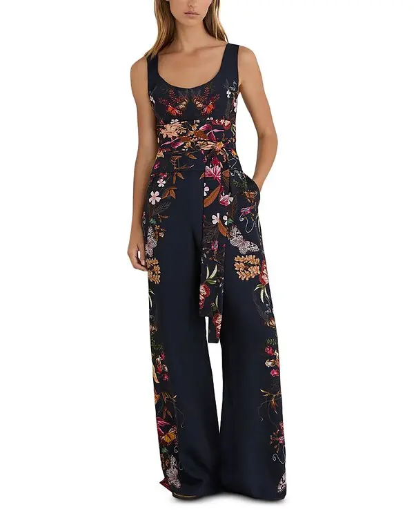 REISS X Nybg Ss26 Clara Jumpsuit - Navy