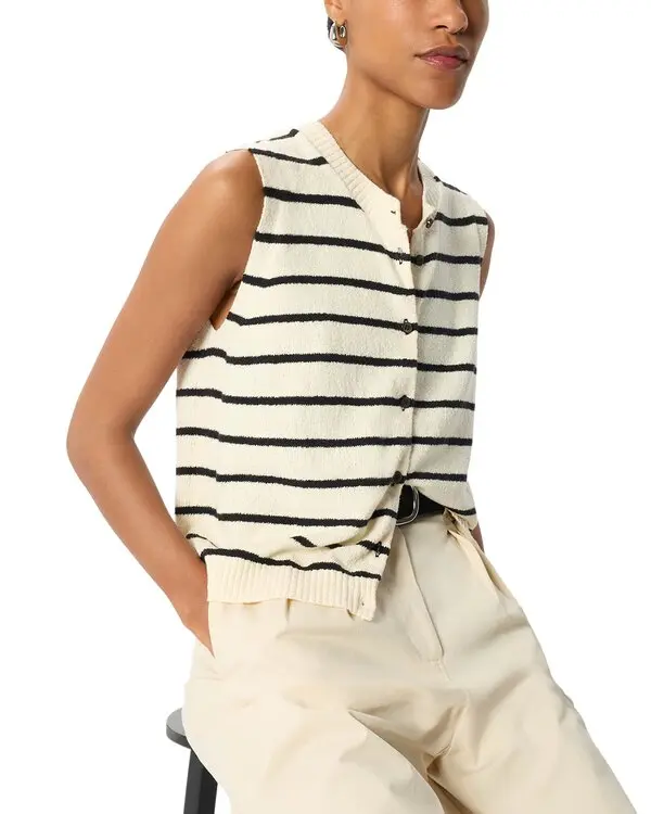 Whistles Boucle Textured Tank