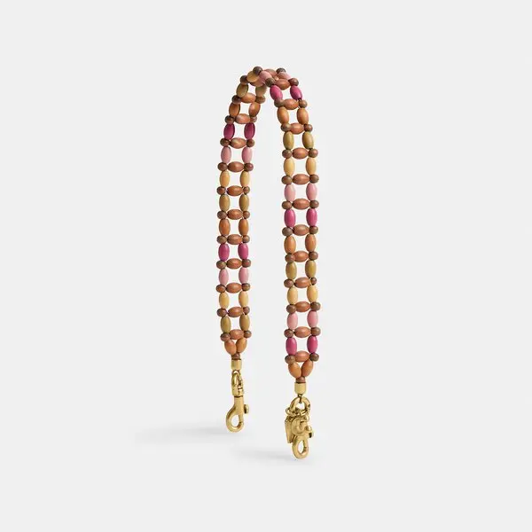 COACH Wood Bead Strap