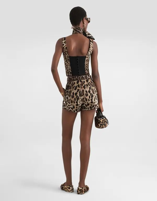 Dolce & Gabbana Leo- Poplin Shorts