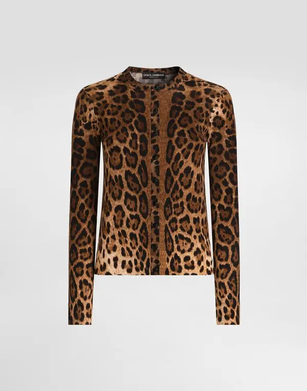 Dolce & Gabbana Leo- Wool Cardigan - Print