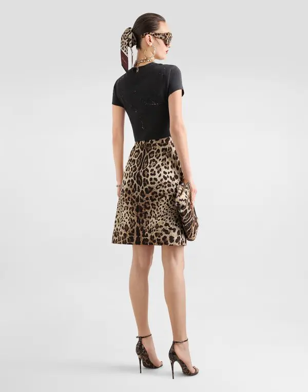 Dolce & Gabbana Leo- Brocade Skirt
