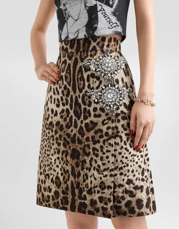 Dolce & Gabbana Leo- Brocade Skirt