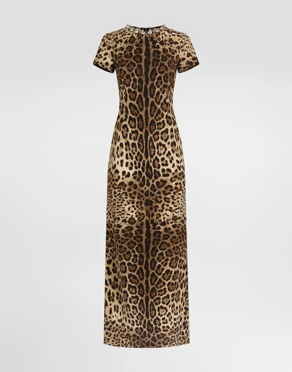 Dolce & Gabbana Leo- Charmeuse Dress - Print
