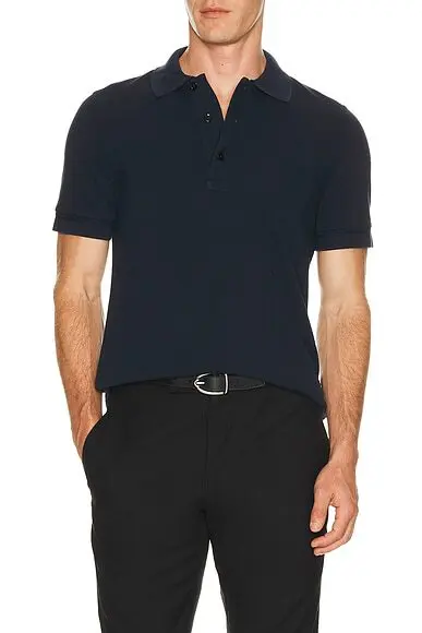 TOM FORD Lyocell Piquet Polo