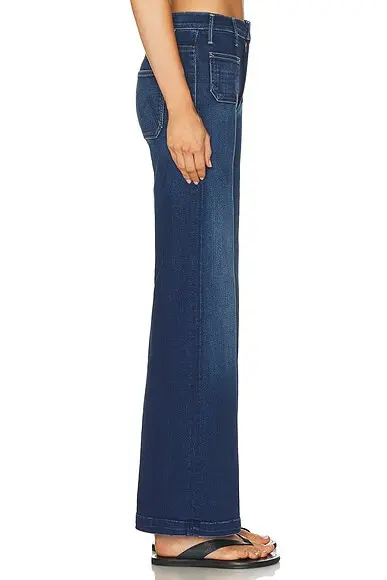 MOTHER The Hustler Roller Patch Pocket Jeans - Taking Chances