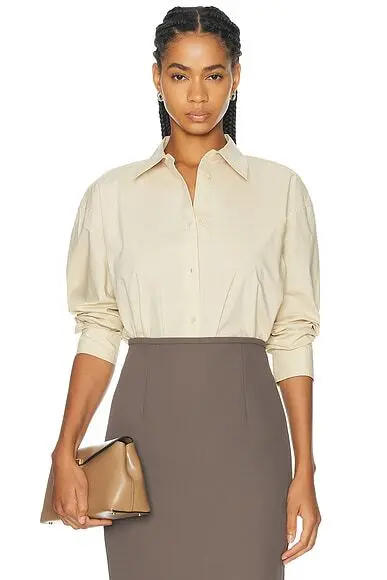 TOTEME Classic Tumbled Button-up Shirt