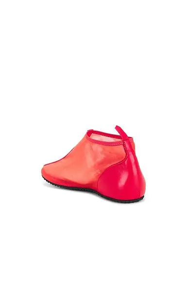 Gimaguas Mesh Bailarina Boot Flat - Red
