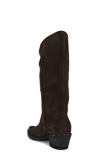 Khaite Clive 35 Split Suede Calfskin Boots
