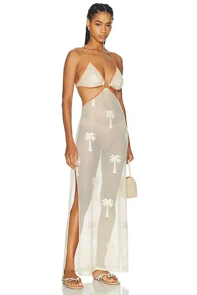 Johanna Ortiz Maxi Dress - Ecru