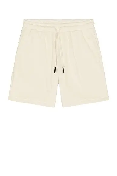 Oas Terrycloth Drawstring Shorts - Cream