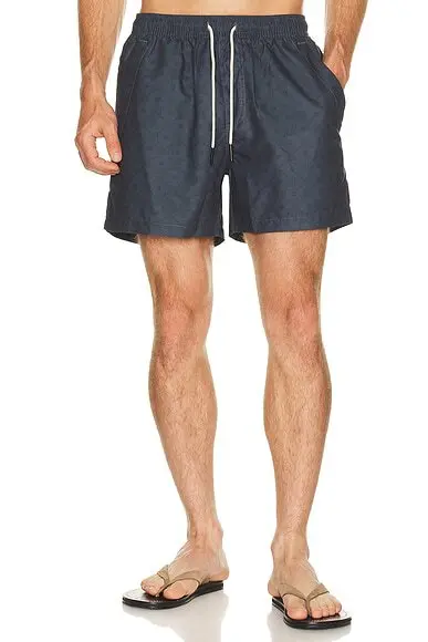 Oas Mosaico Swim Shorts - Black