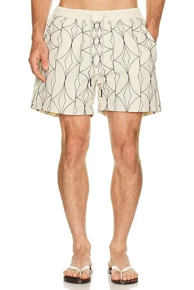 Oas Zefi Swim Shorts - Beige