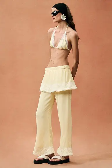 ROWEN ROSE Peplum Pant