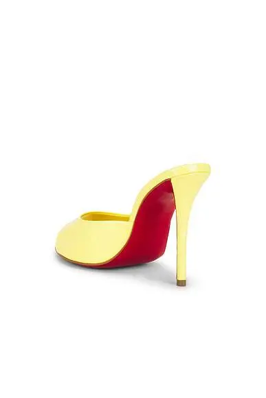 CHRISTIAN LOUBOUTIN Miss Z Mule 100 Sandal - Vanilla