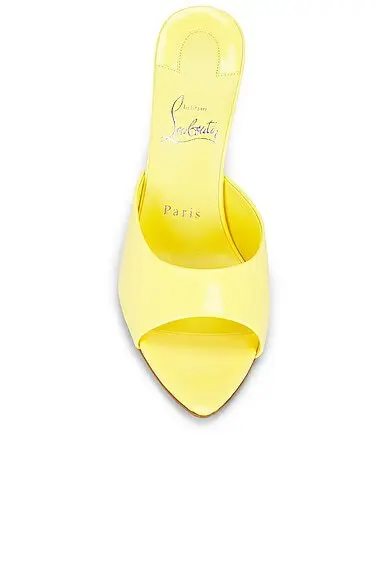 CHRISTIAN LOUBOUTIN Miss Z Mule 100 Sandal - Vanilla