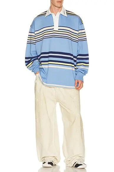 Amiri Striped Polo