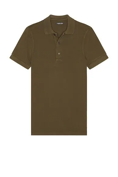 TOM FORD Lyocell Piquet Polo
